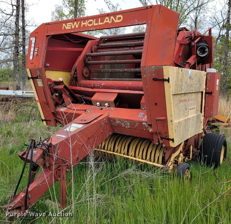 1985 New Holland 855 round baler in Peace Valley, MO | Item IV9029 sold ...