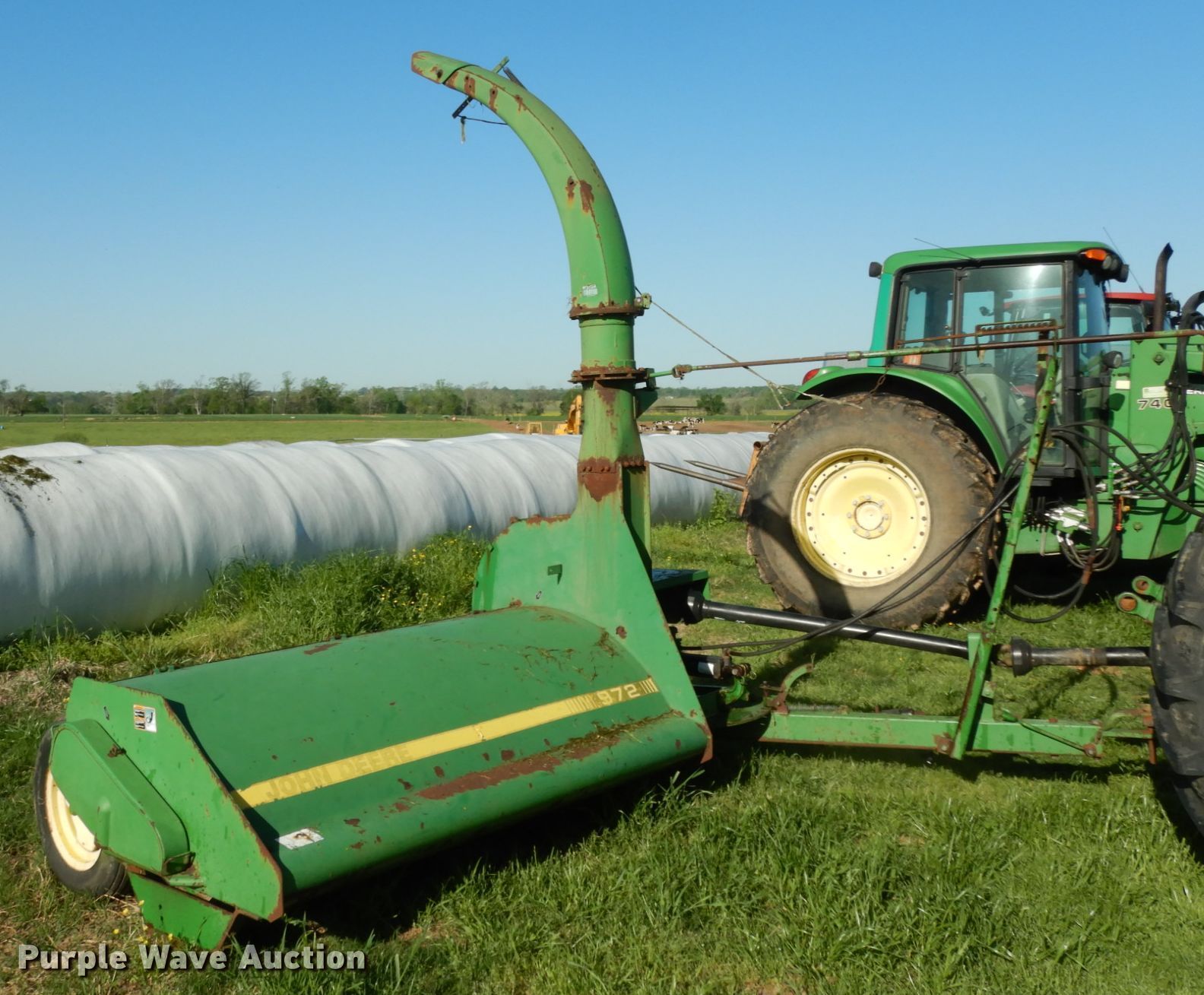 John Deere 972 flail chopper in Canton, TX | Item DM2914 sold | Purple Wave