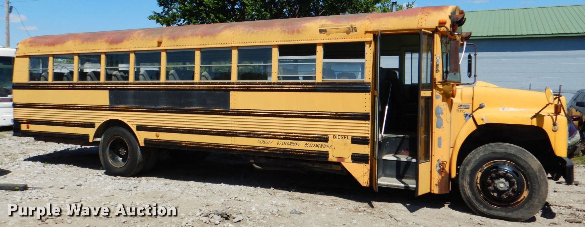 1986 Thomas Built school bus in Tulsa, OK | Item IA9777 sold | Purple Wave