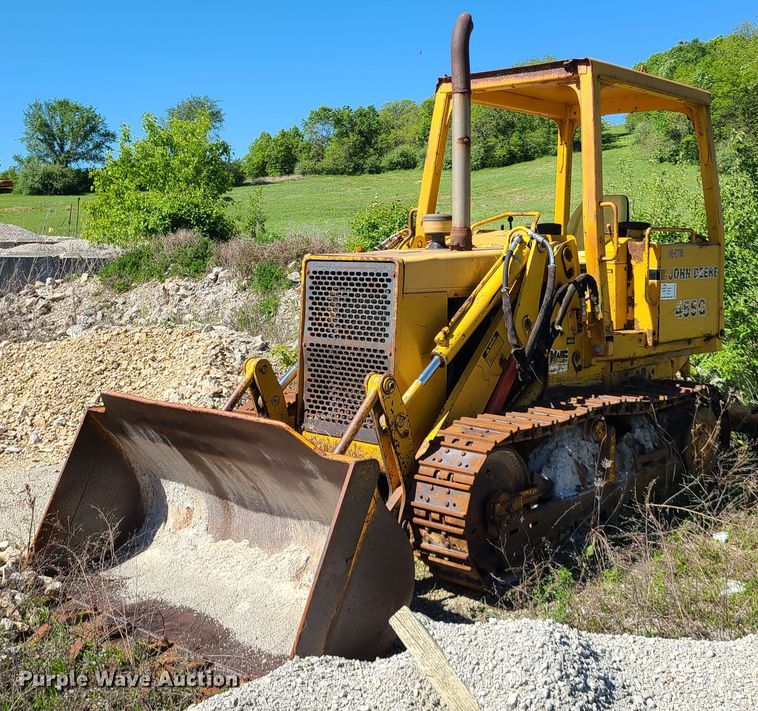 1990 John Deere 455G track loader in Buckner, MO | Item DN5626 sold ...