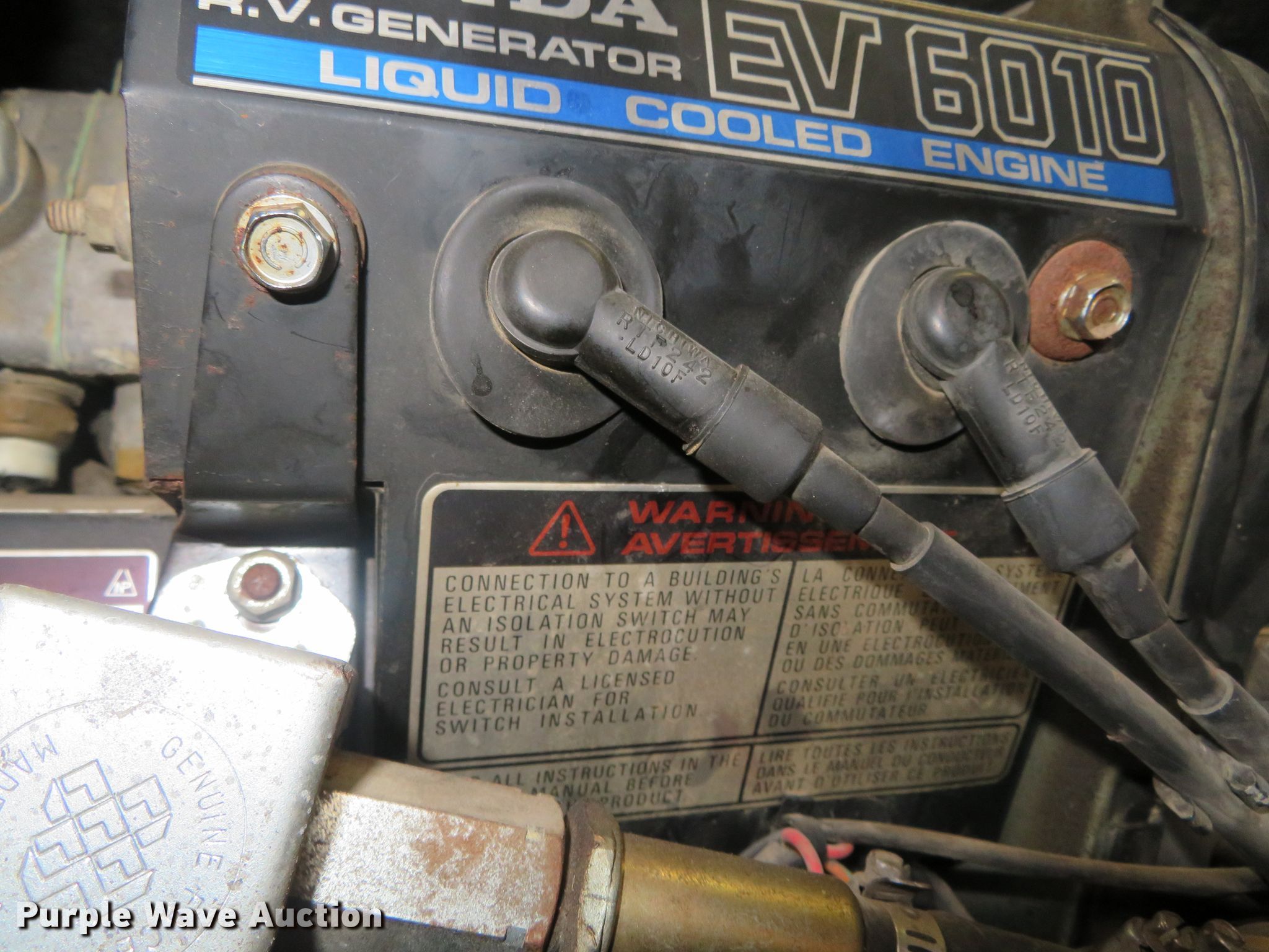 Honda EV6010 generator in Farmington, MO | Item DN5882 sold | Purple Wave