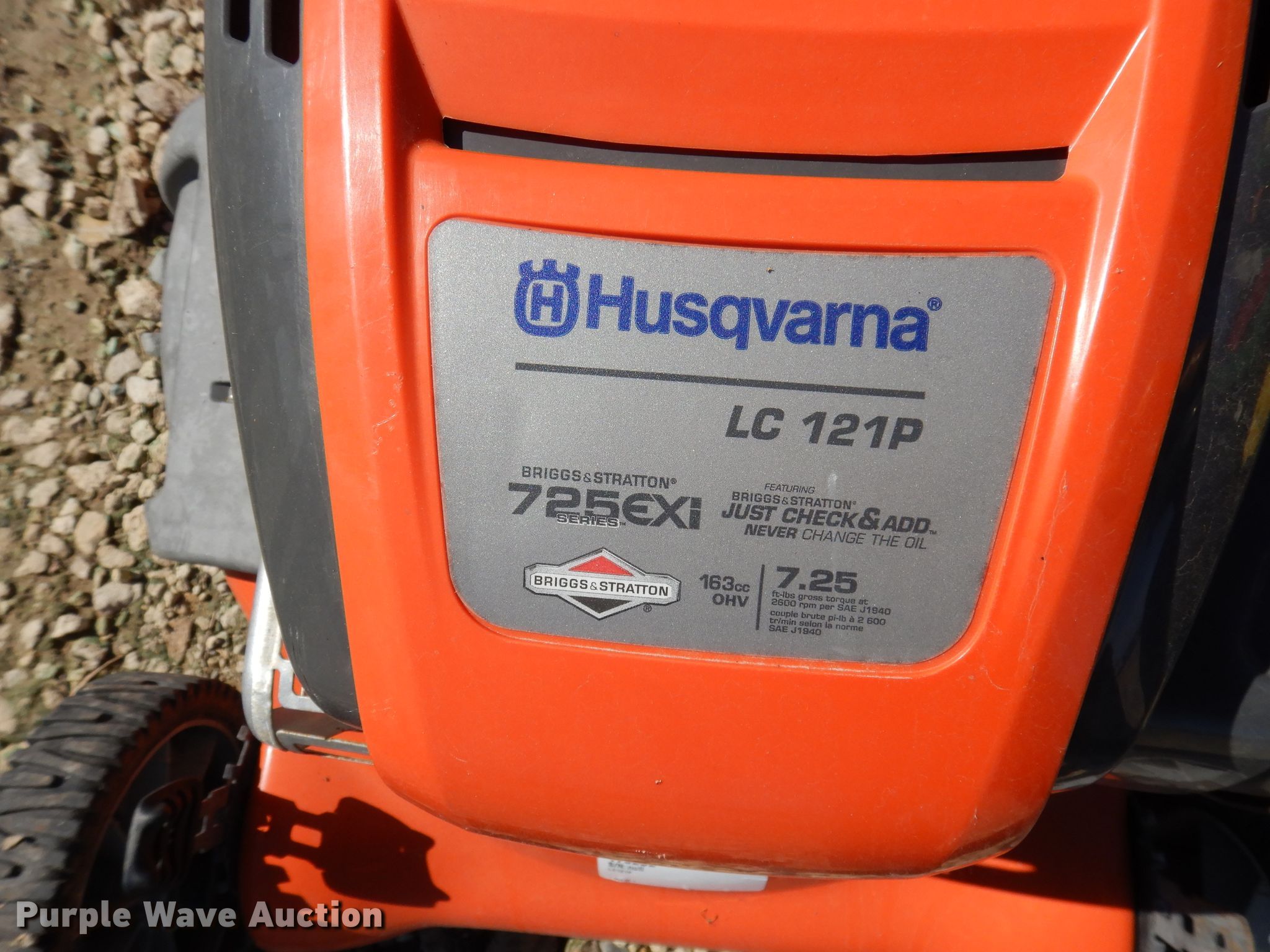 Husqvarna LC121P push mower in Abilene, KS | Item IS9152 sold | Purple Wave