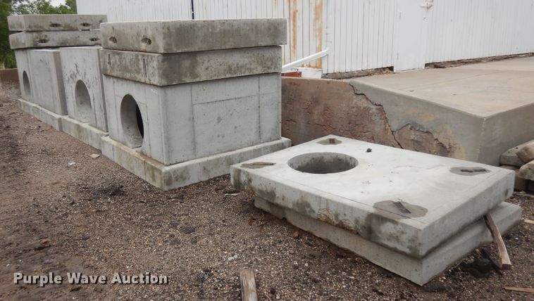 Concrete sewer manhole boxes in Liberal, KS | Item HI9145 sold | Purple ...
