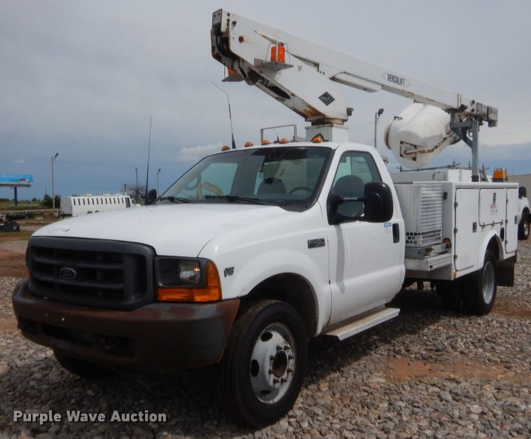 2000 Ford F450 bucket truck in El Reno, OK | Item IP9814 sold | Purple Wave