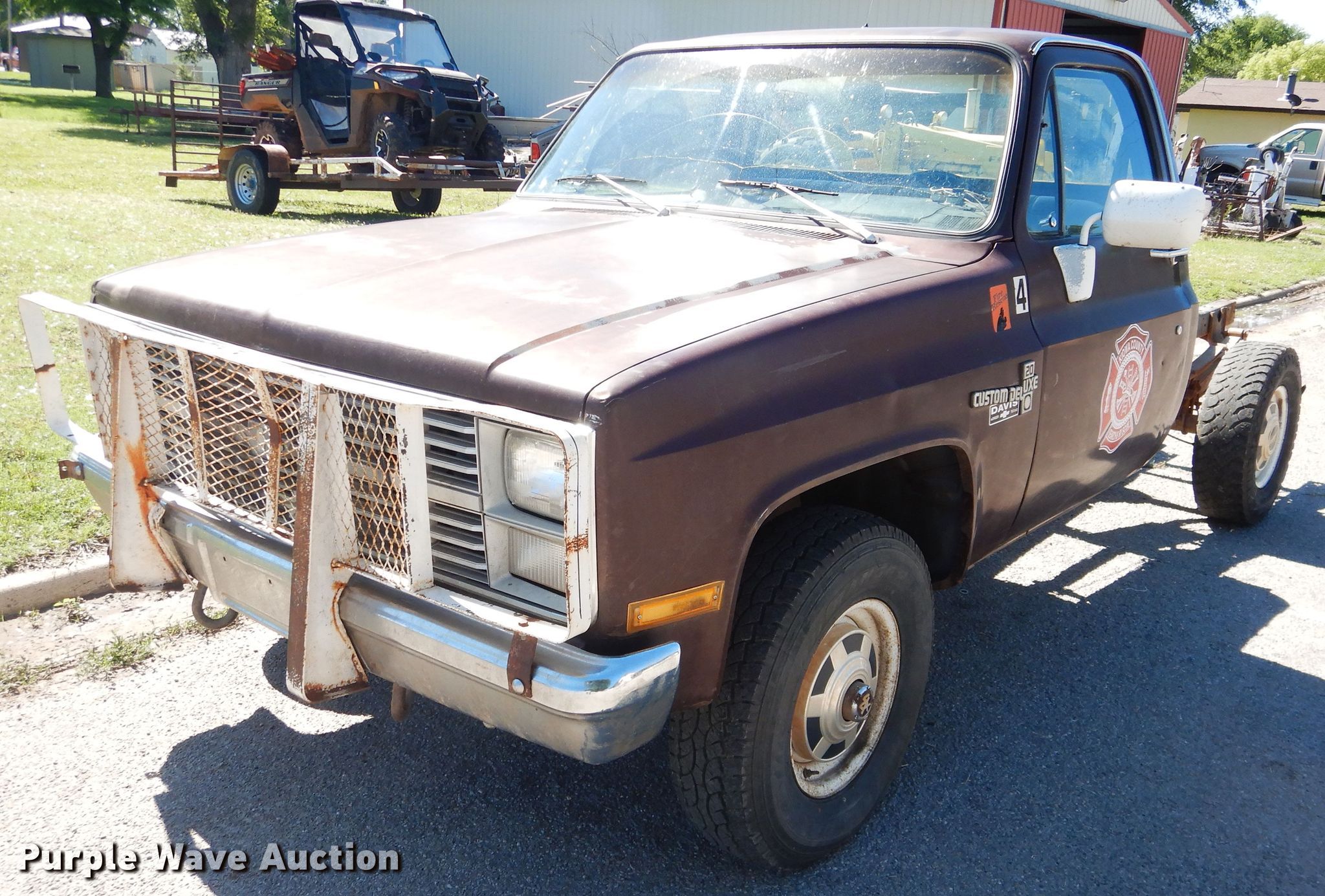 1983 Chevrolet K20 Custom Deluxe pickup truck cab and chassis in ...