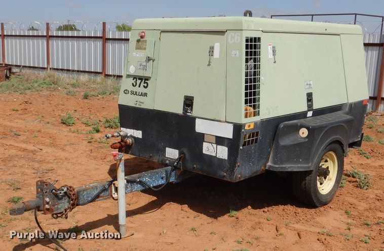 Sullair 375 air compressor in Stanton, TX | Item HC9168 sold | Purple Wave