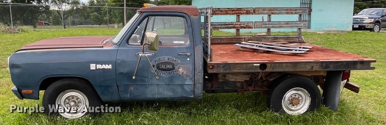 1981 Dodge D250 flatbed pickup truck in Salina, OK | Item IC9410 sold ...