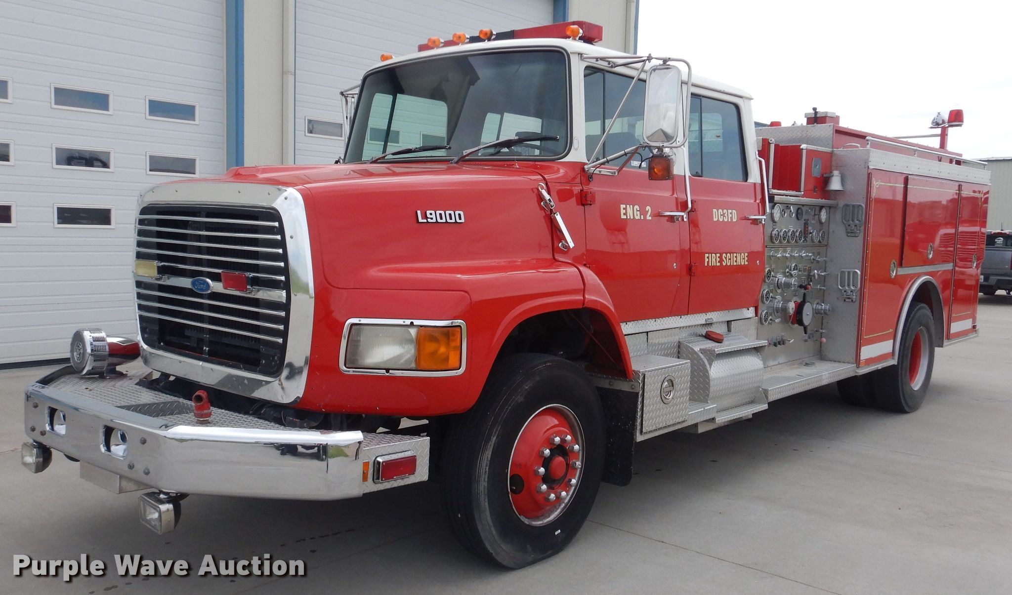 1990 Ford L9000 pumper fire truck in Dodge City, KS | Item IJ9359 sold ...