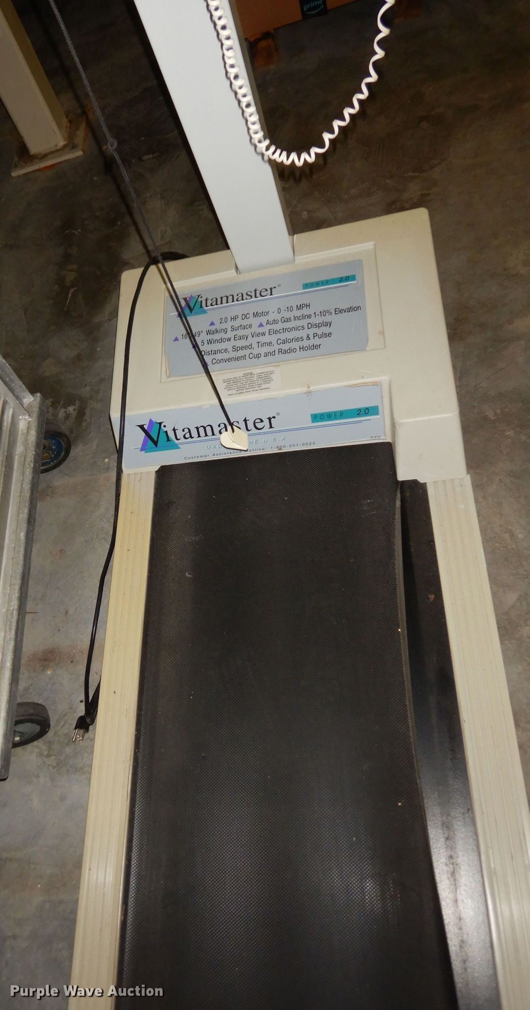 Vitamaster 8716MW treadmill in Topeka, KS | Item IS9209 sold | Purple Wave