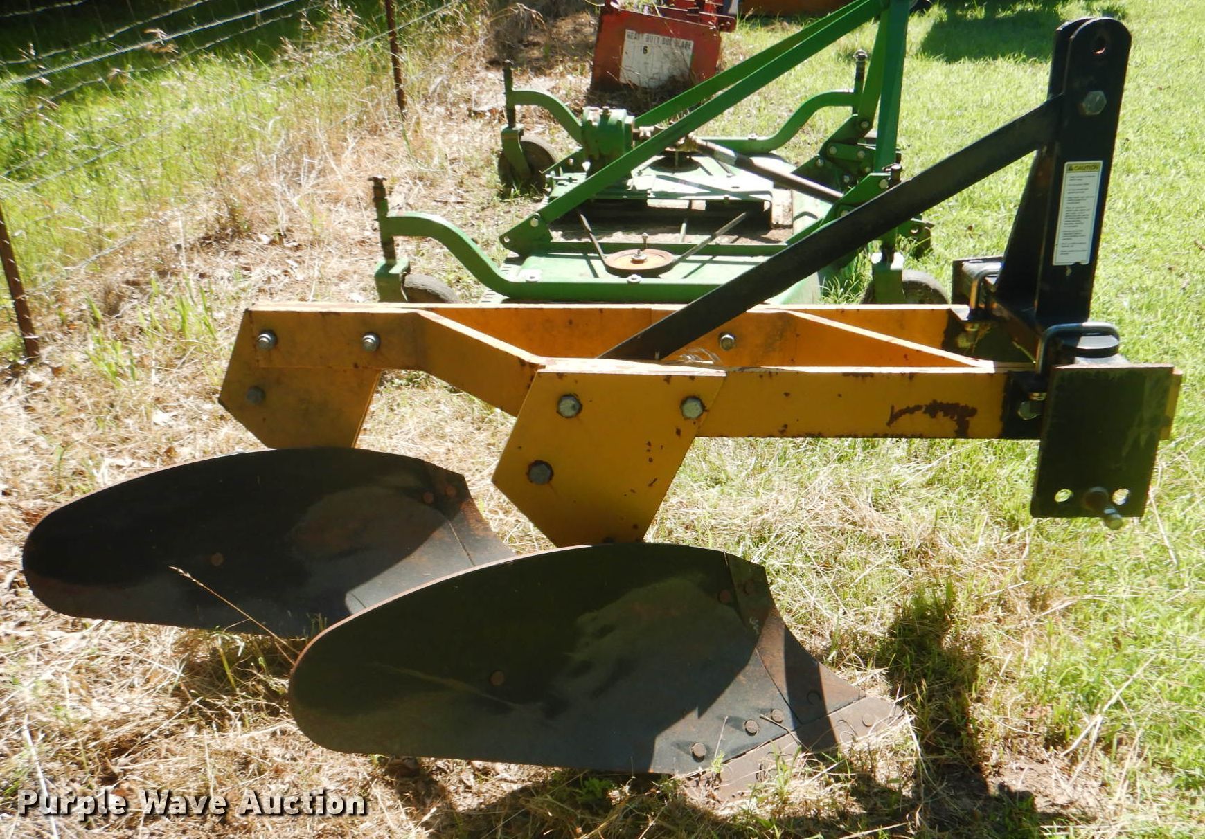 Two bottom plow in Tulsa, OK | Item IY9497 sold | Purple Wave