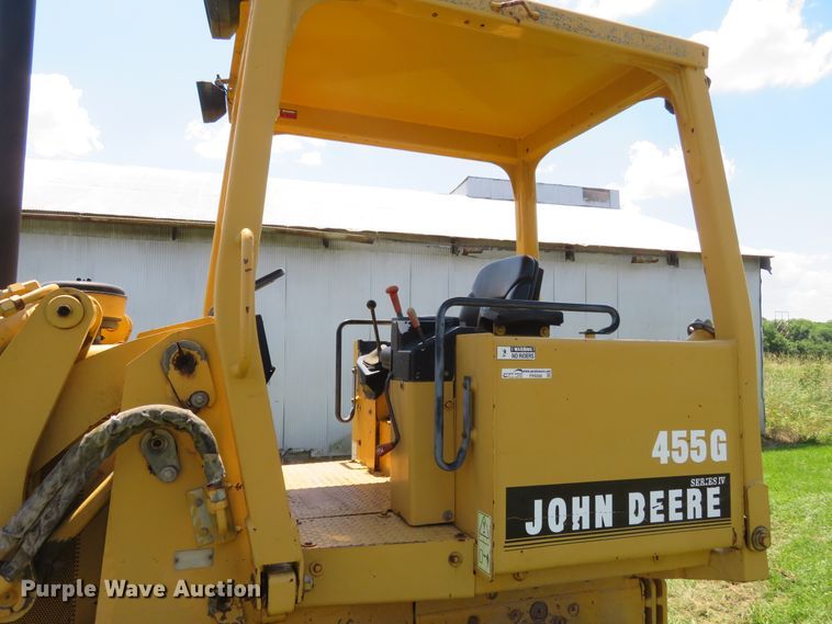 1998 John Deere 455G Series IV track loader in O'Fallon, MO | Item ...