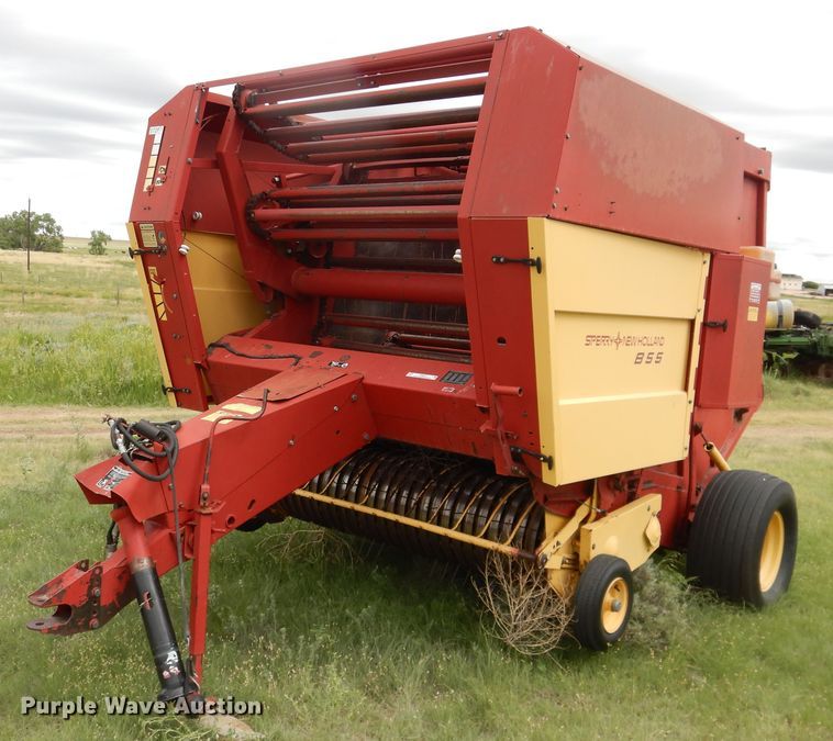 1986 New Holland 855 round baler in Genoa, CO | Item IP9510 sold ...