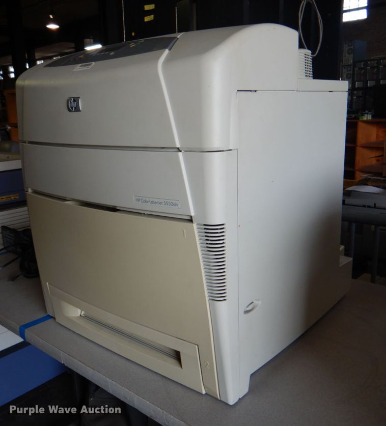 HP Laserjet 5550DN color printer in Tulsa, OK | Item IE9307 sold ...