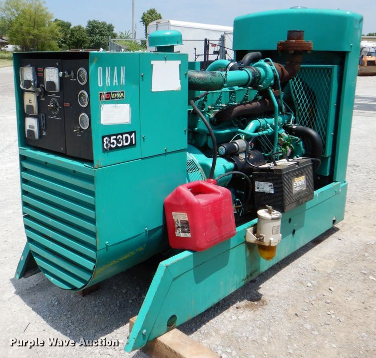 Onan 60.0DYA-15R/20725 generator in Collinsville, OK | Item HT9312 sold ...