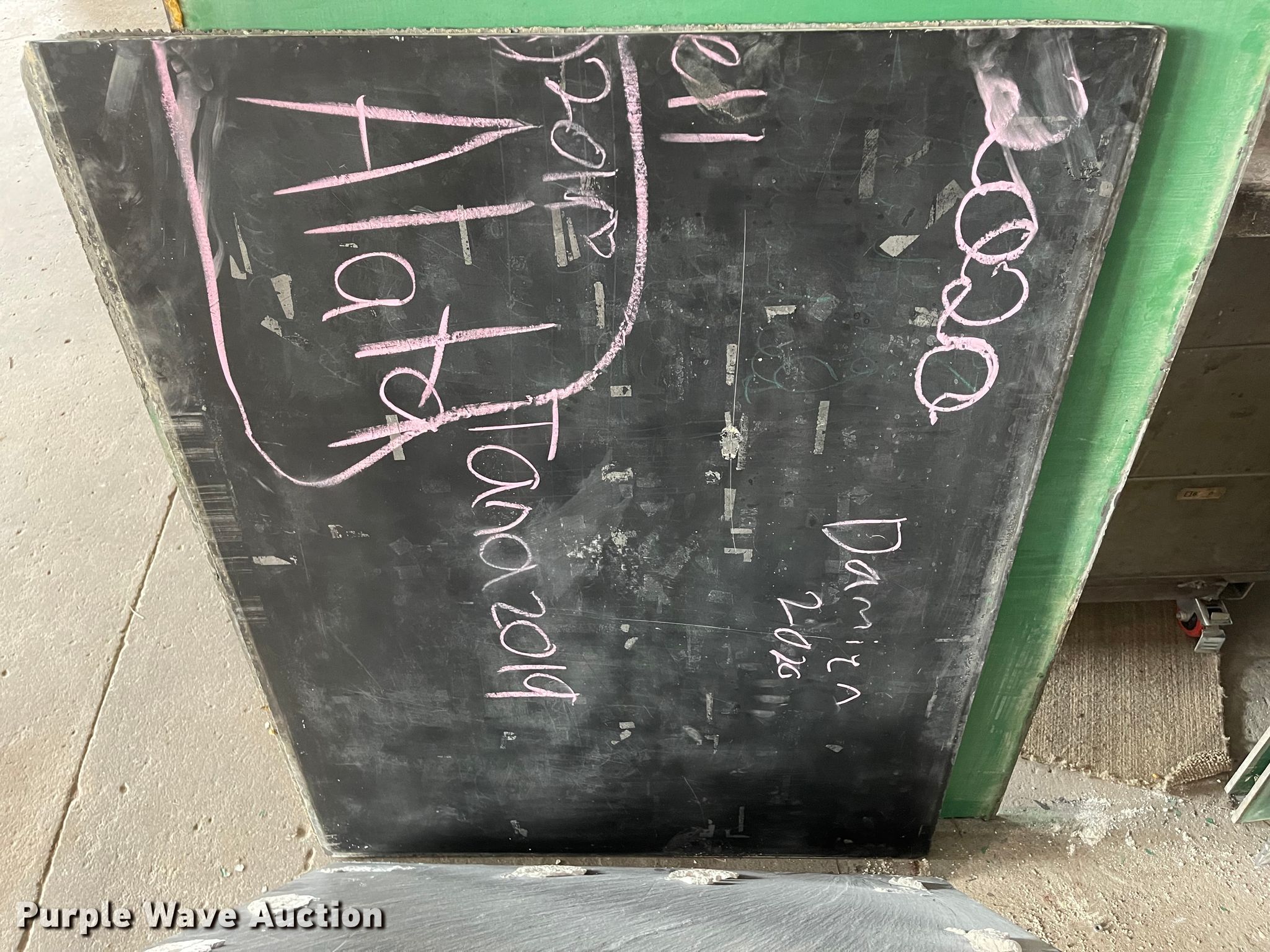 (2) chalkboards in Oxford, KS | Item KU9478 sold | Purple Wave