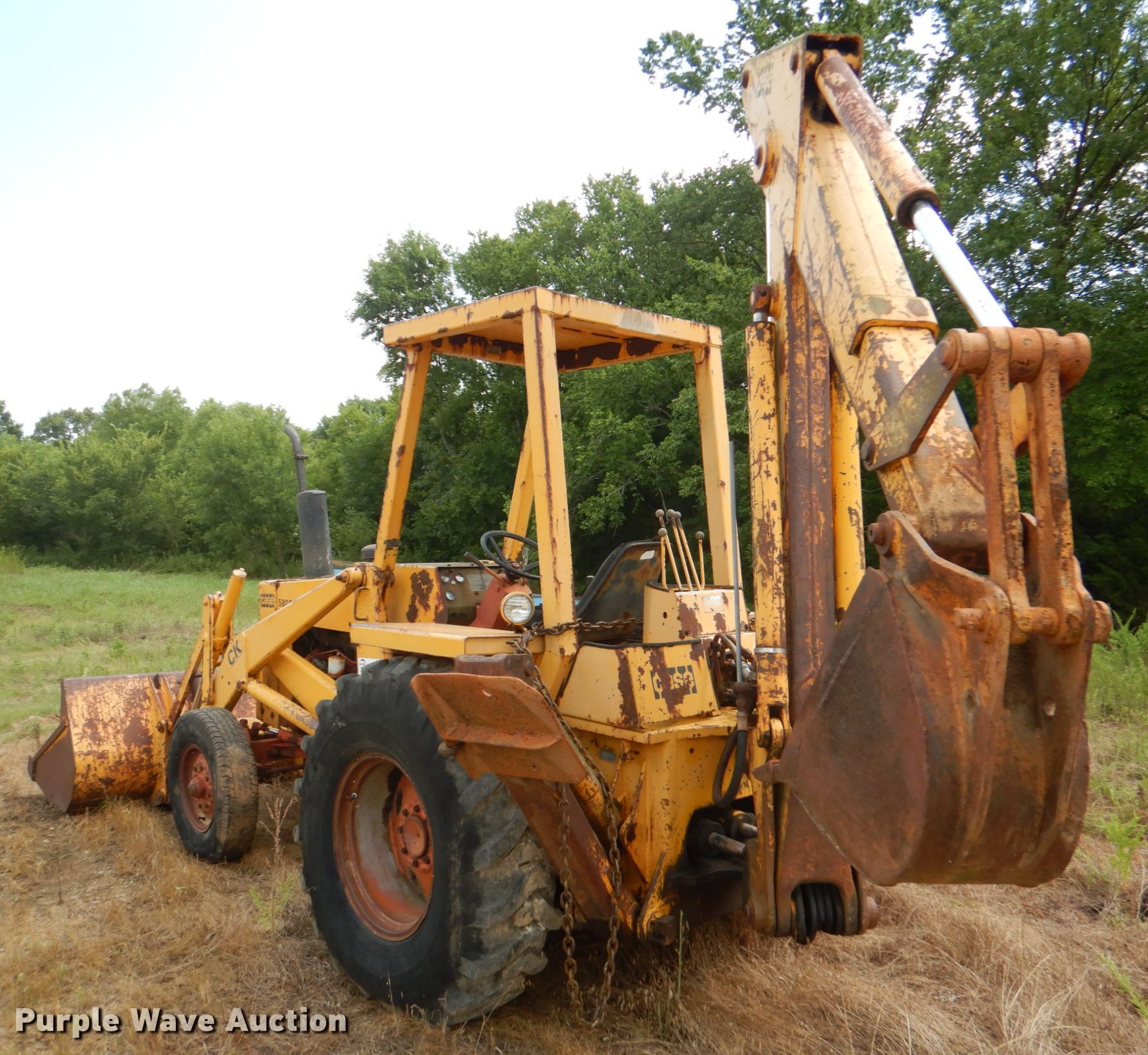 1972 Case 580B backhoe in Howe, OK | Item DL0500 sold | Purple Wave