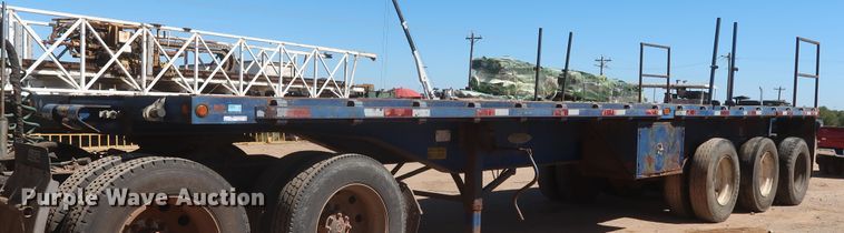 2007 Peerless CH-37-3A flatbed trailer in Marlow, OK | Item HJ9422 sold ...