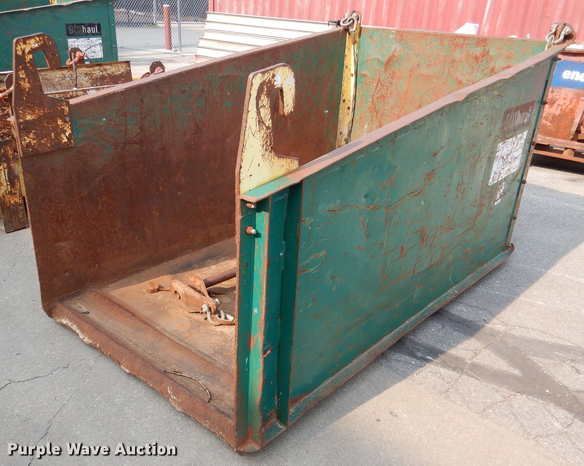 (2) BoxHaul dump boxes in Kansas City, MO | Item DM0589 sold | Purple Wave