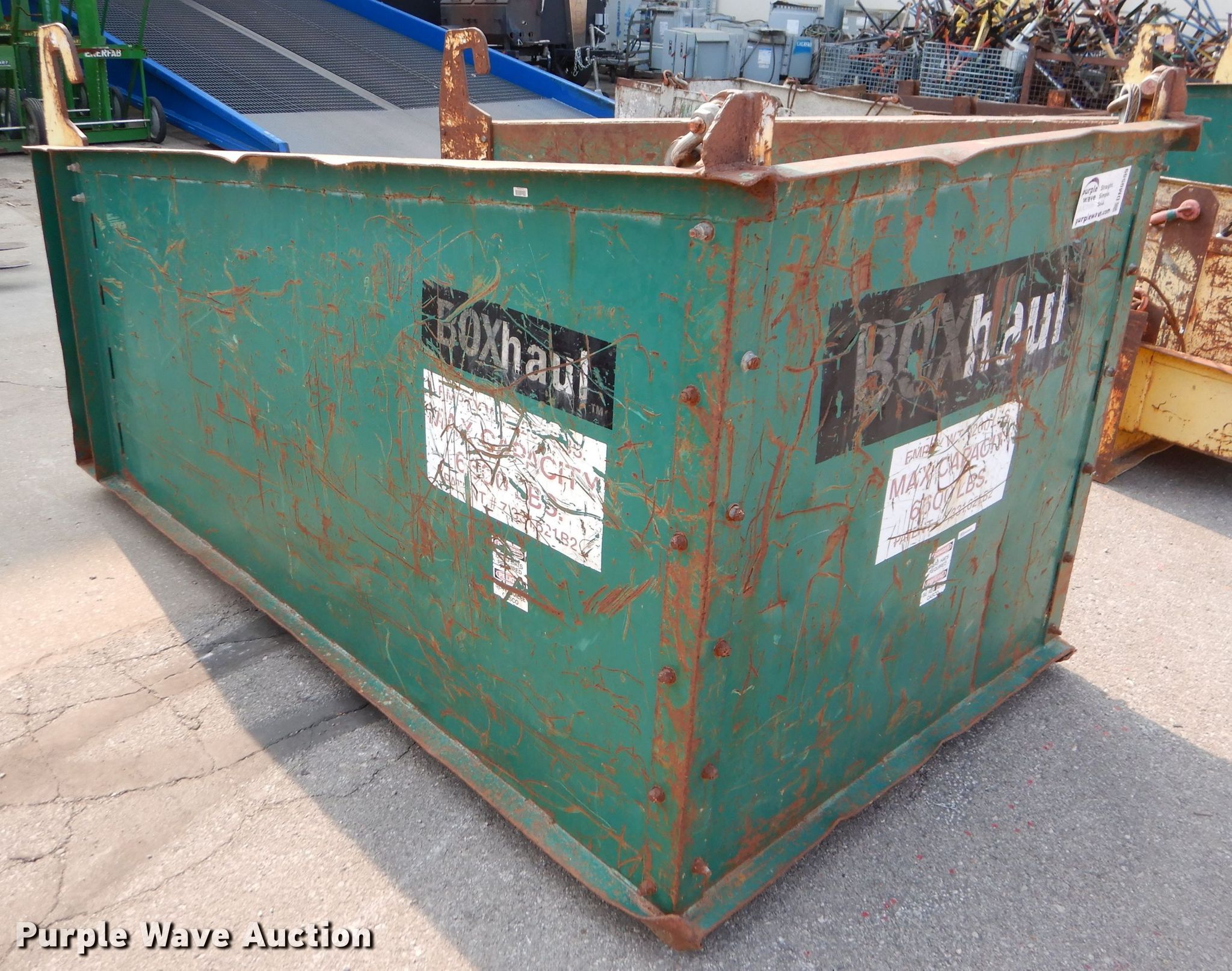 (2) BoxHaul dump boxes in Kansas City, MO | Item DM0589 sold | Purple Wave