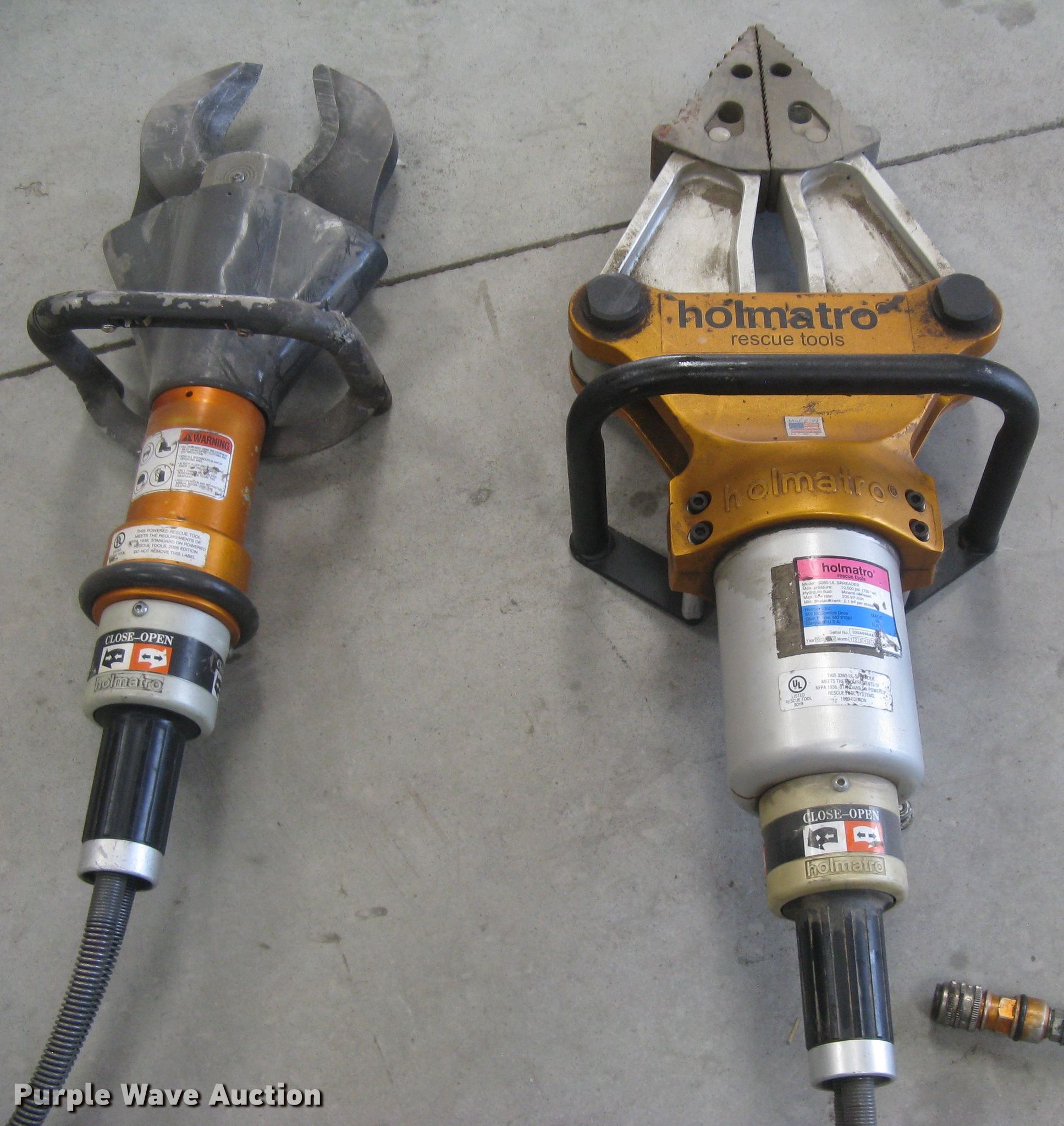 Holmatro rescue tools in Wichita, KS | Item GV9272 sold | Purple Wave