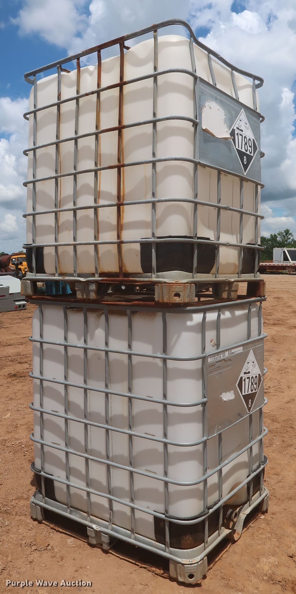 (4) Schutz intermediate bulk containers in Marlow, OK | Item IO9150 ...