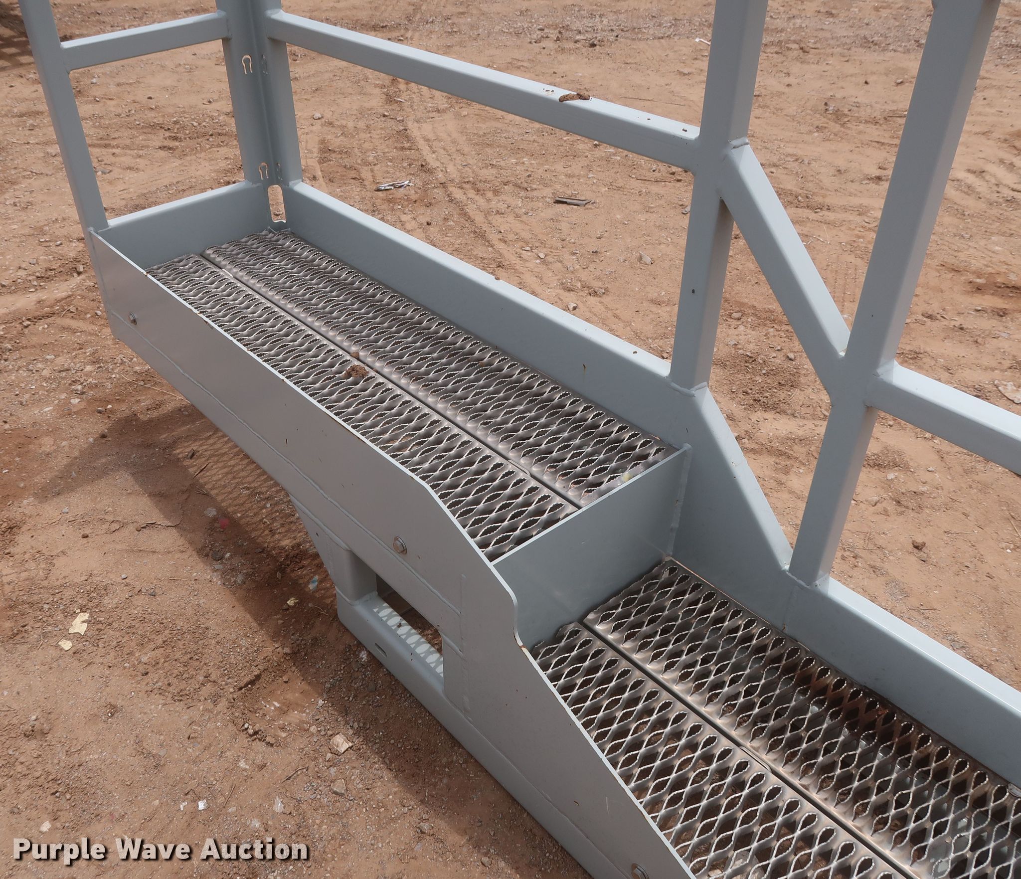 FabEnCo tank trailer catwalk in Marlow, OK | Item IO9155 sold | Purple Wave