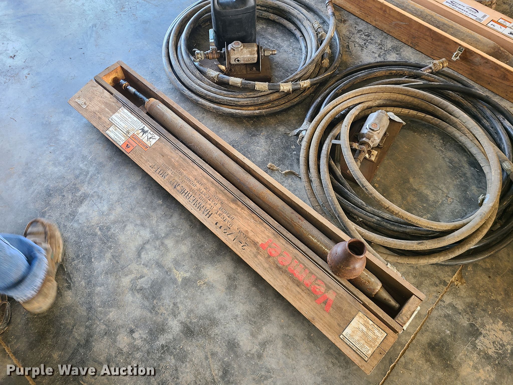 (2) Vermeer hammerhead moles in Nevada, MO | Item DI6060 sold | Purple Wave