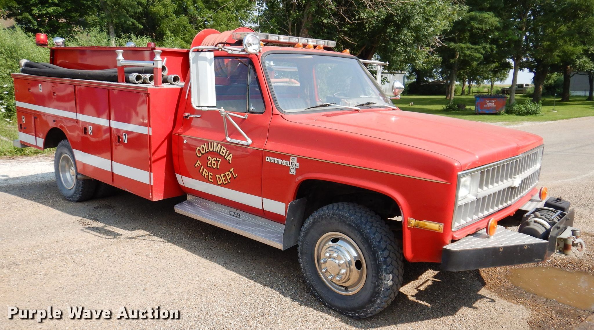 1981 Chevrolet Custom Deluxe K30 pumper fire truck in Columbia, IA ...
