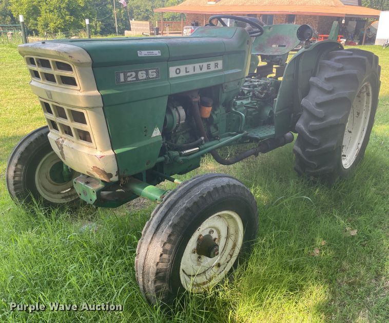 1971 Oliver 1265 tractor in Coffeyville, KS | Item KK9529 sold | Purple ...
