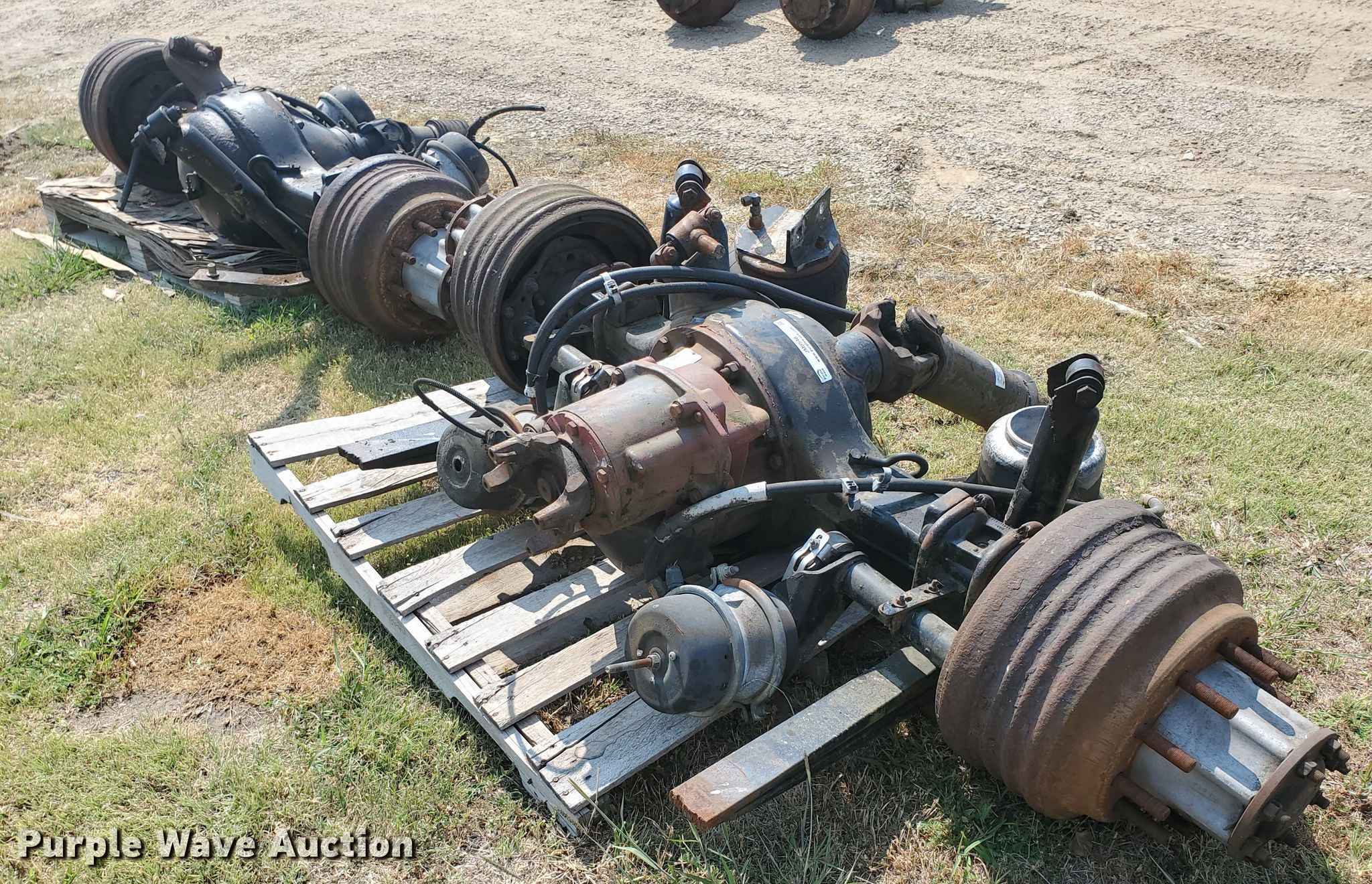 (2) Peterbilt rear axle assemblies in Russell, KS | Item JM9548 sold ...