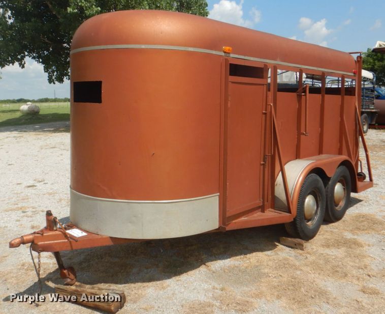 1985 shop built livestock trailer in Justin, TX | Item DH7276 sold ...