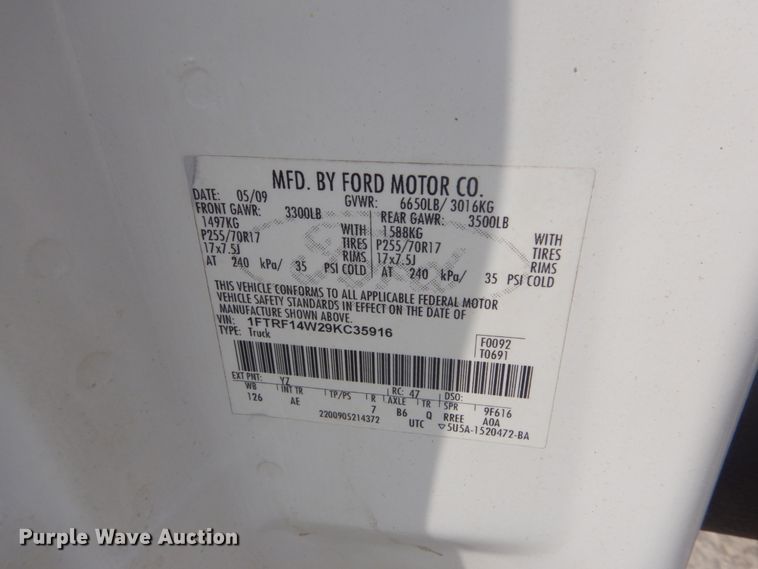 2009 Ford F150 XL pickup truck in Moscow Mills, MO | Item JI9471 sold ...