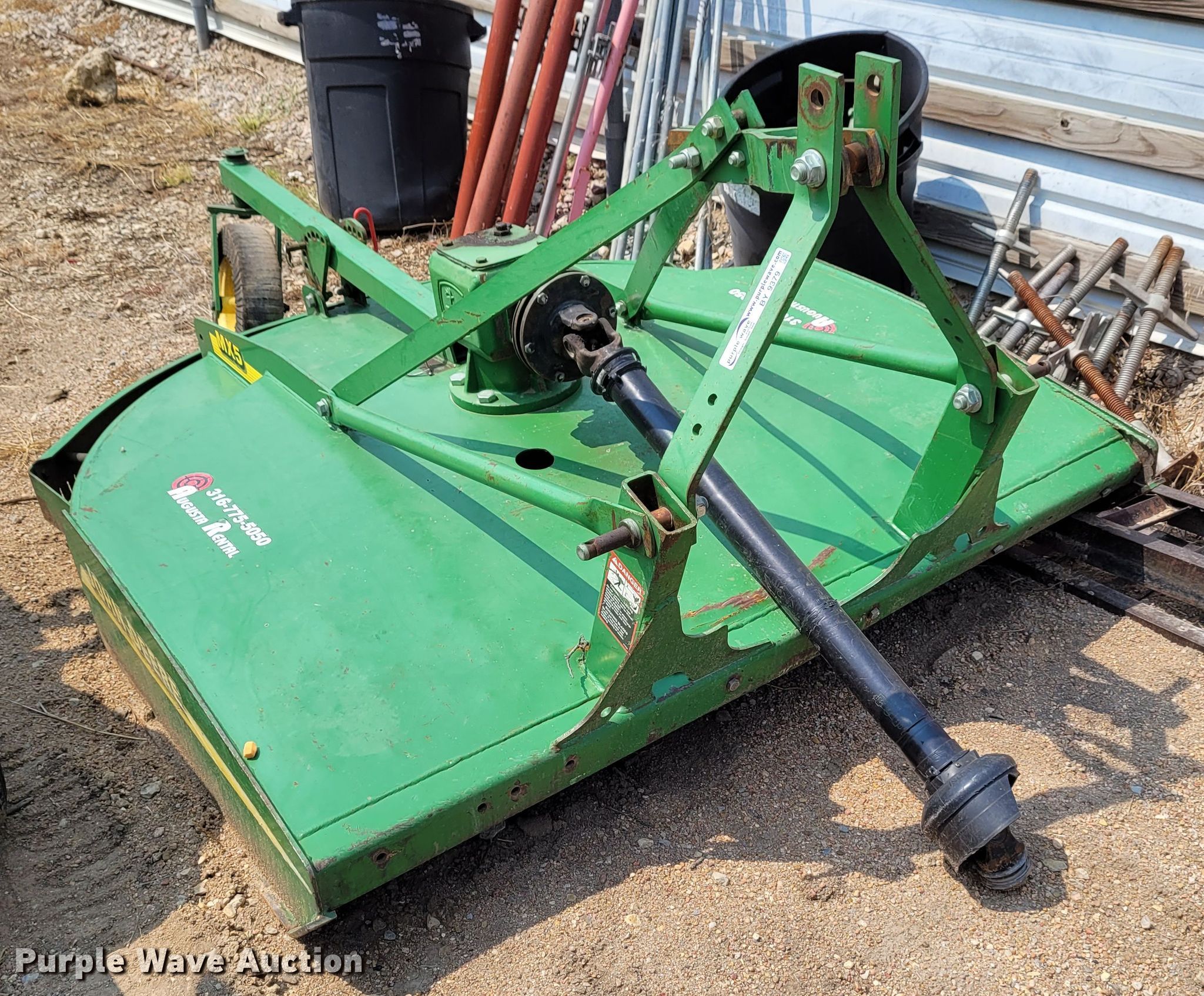 John Deere MX5 rotary mower in Augusta, KS | Item BY9379 sold | Purple Wave