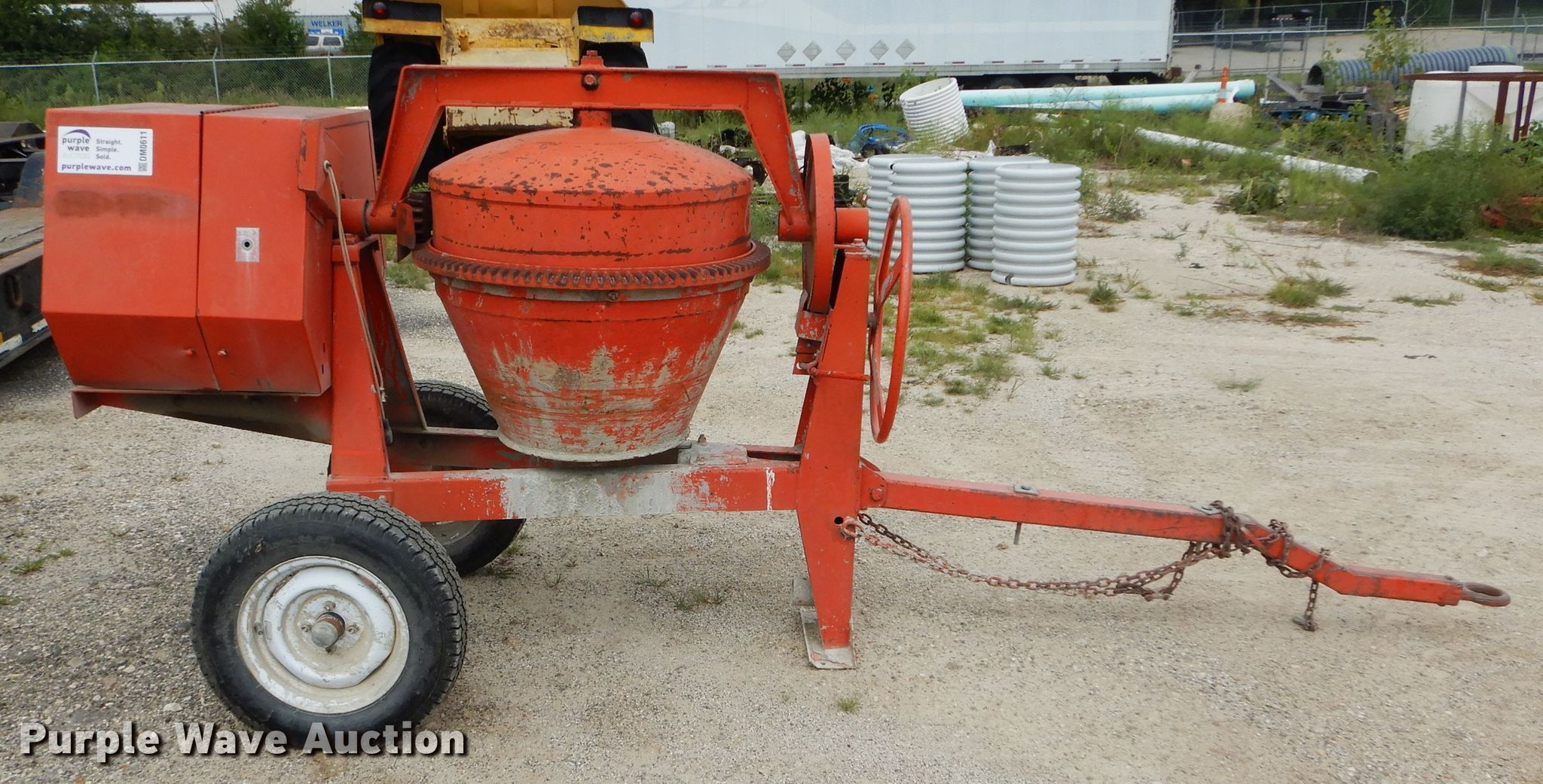 Stone 65CM concrete mixer in Basehor, KS | Item DM0611 sold | Purple Wave