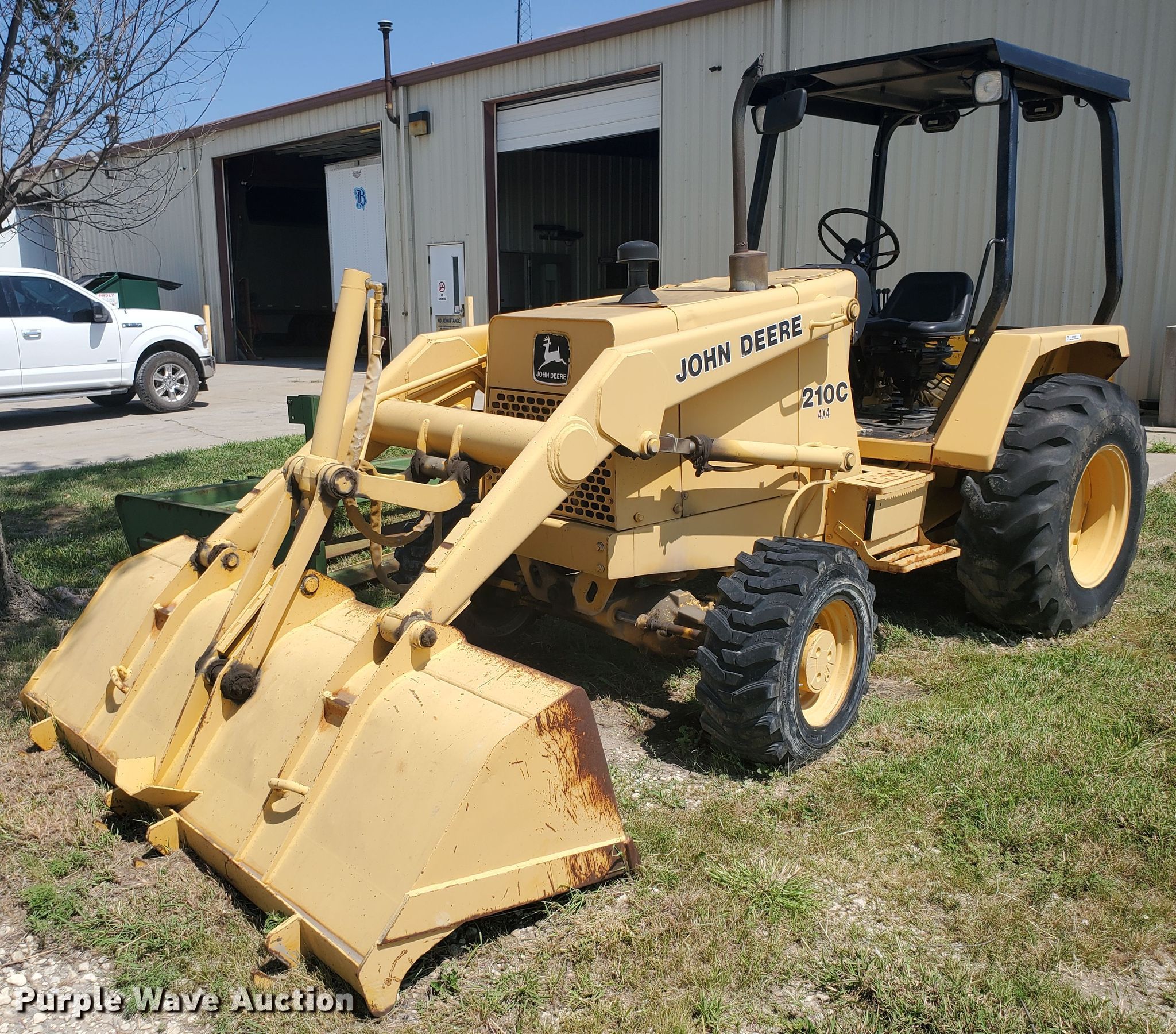1992 John Deere 210C industrial tractor in Newton, KS | Item KY9067 ...