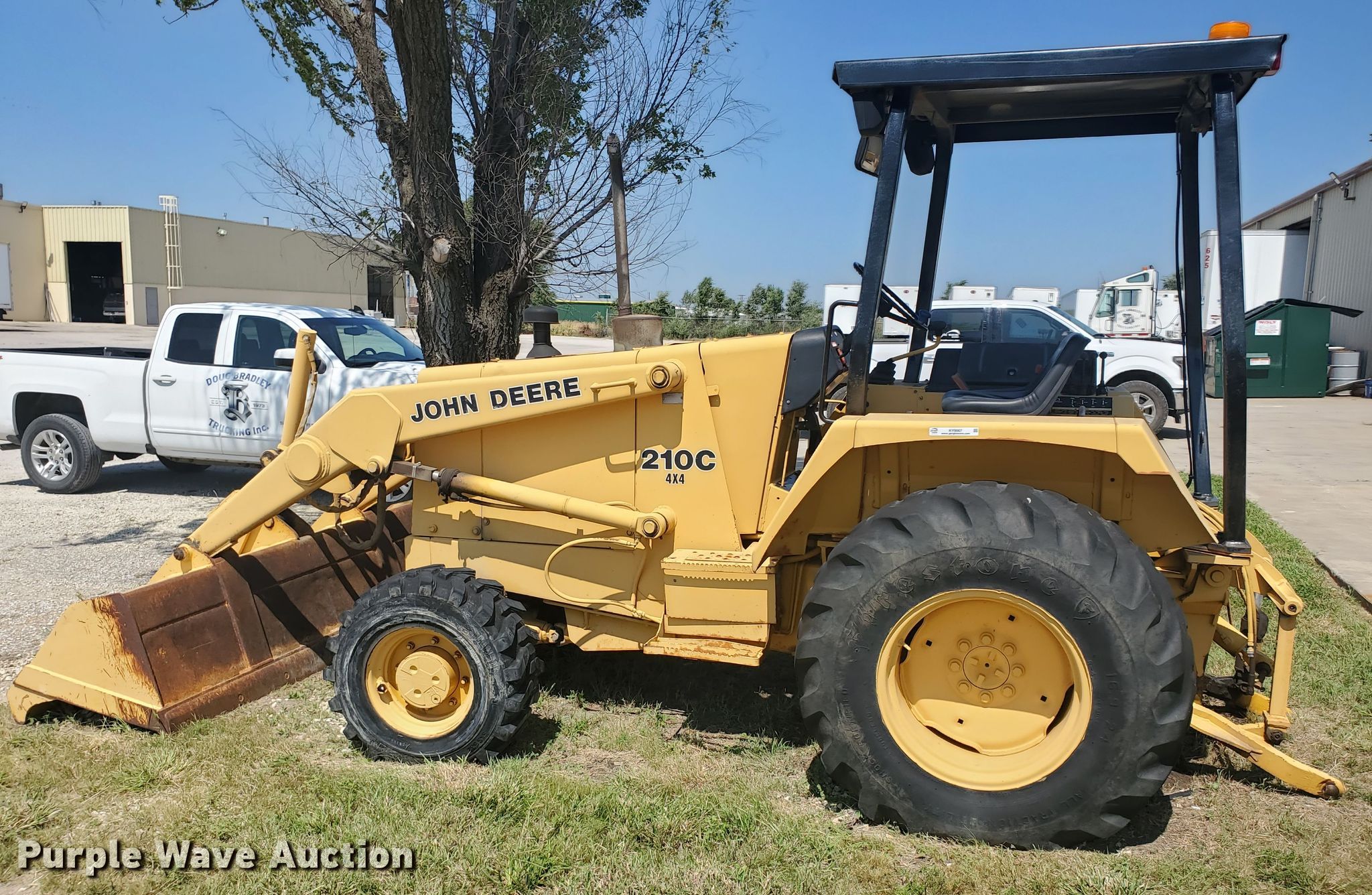1992 John Deere 210C industrial tractor in Newton, KS | Item KY9067 ...