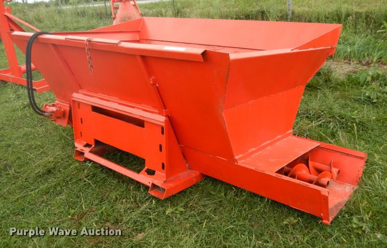 Shop built skid steer feed mixer bucket in Mt. Pleasant, IA | Item ...