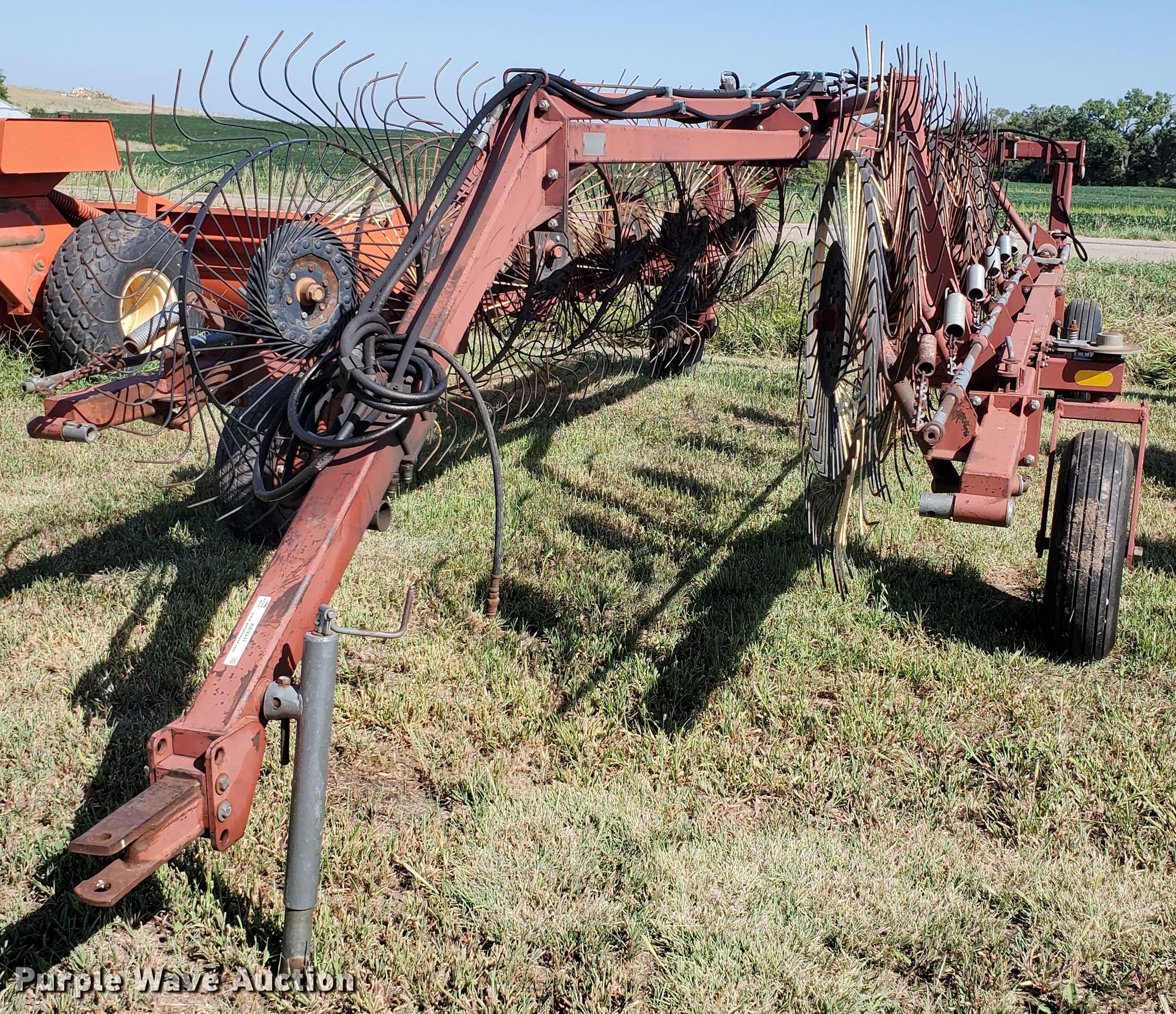 Rhino DF12 hay rake in Westfall, KS | Item KK9341 sold | Purple Wave