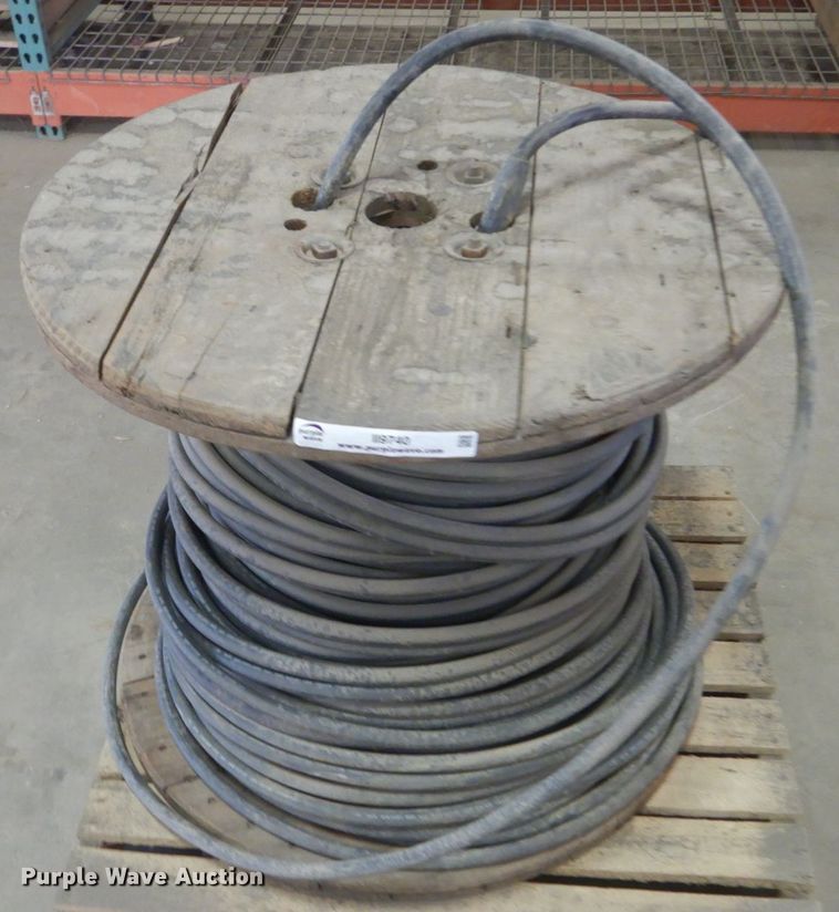 Spool of ground wire in Rochester, MN | Item II9740 sold | Purple Wave