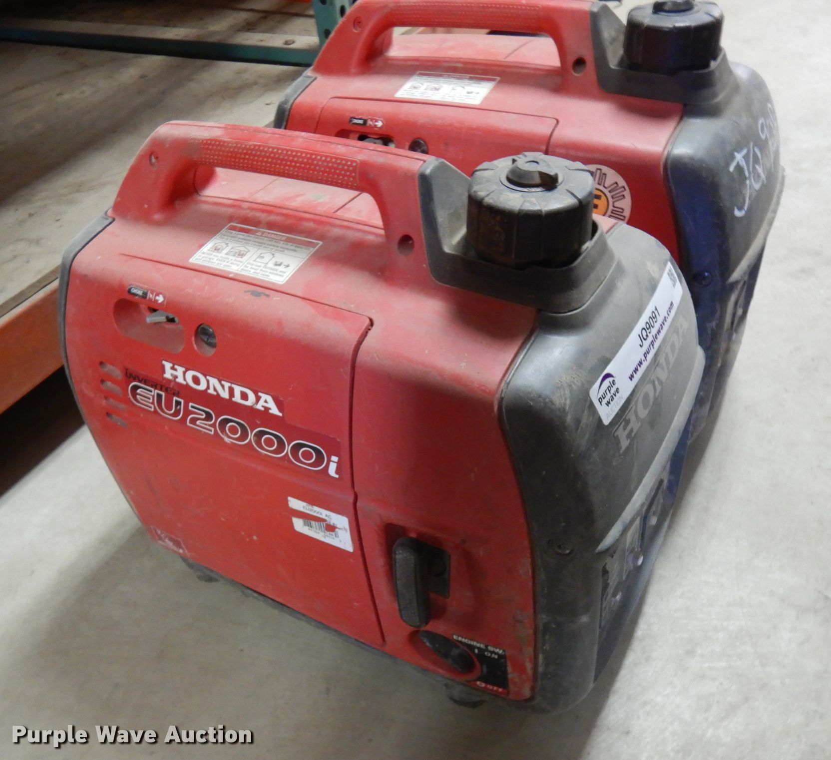 (2) Honda EU2000i generators in Rochester, MN | Item JQ9091 sold ...
