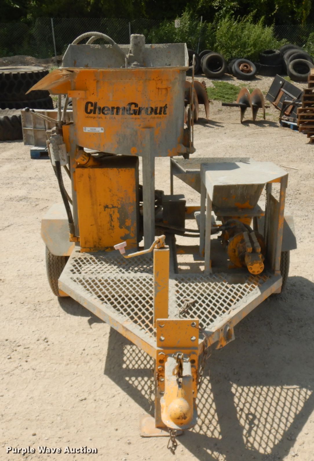 Chem Grout grout pump in Rochester, MN | Item KK9163 sold | Purple Wave