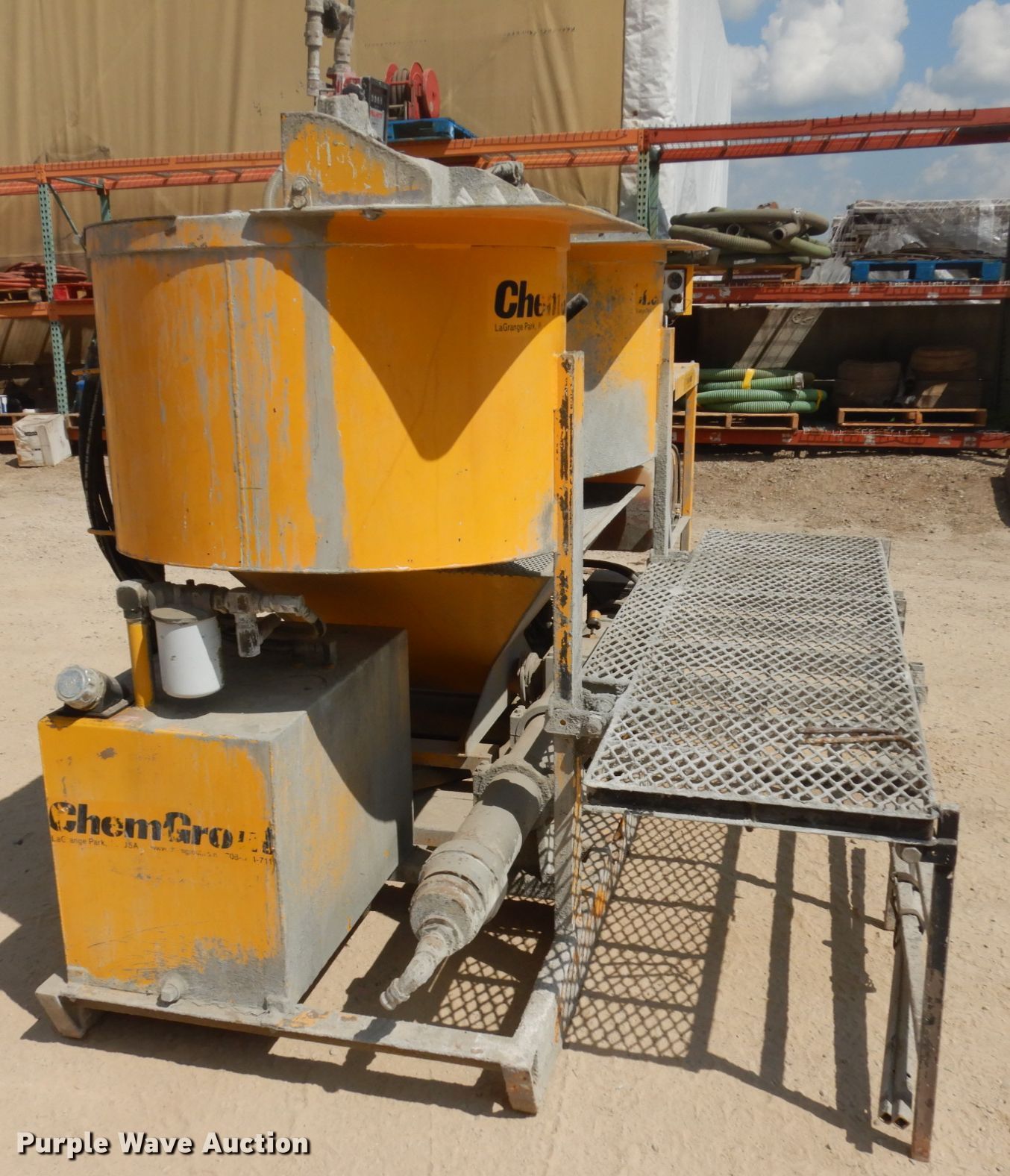 2017 Chem Grout grout pump in Rochester, MN | Item KK9165 sold | Purple ...