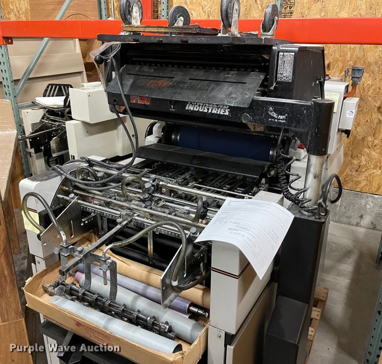 Multigraphics 1960MC printing press in Pierre, SD | Item KU9277 sold ...