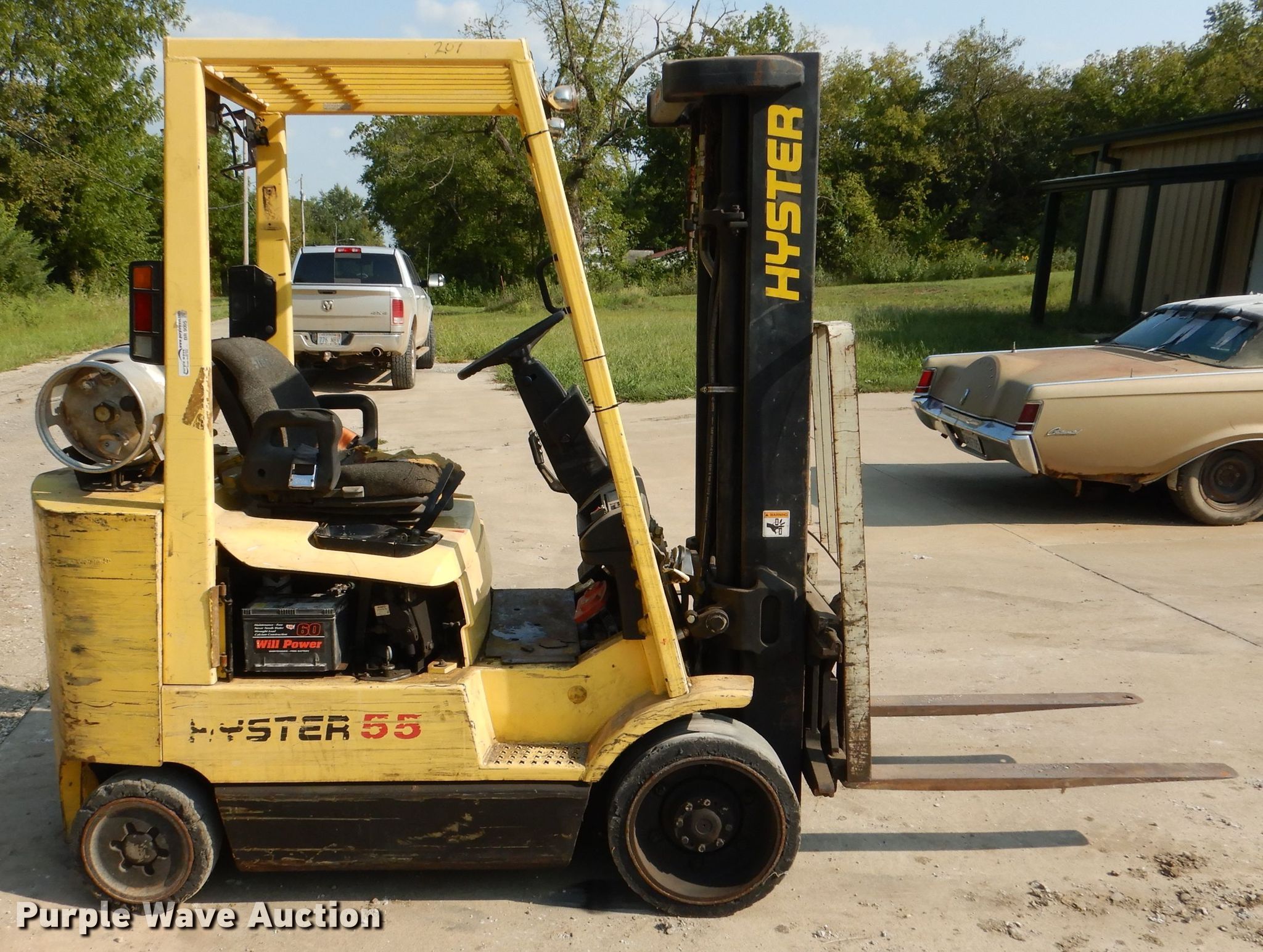 Hyster S55XMS forklift in Eskridge, KS | Item DL3010 sold | Purple Wave