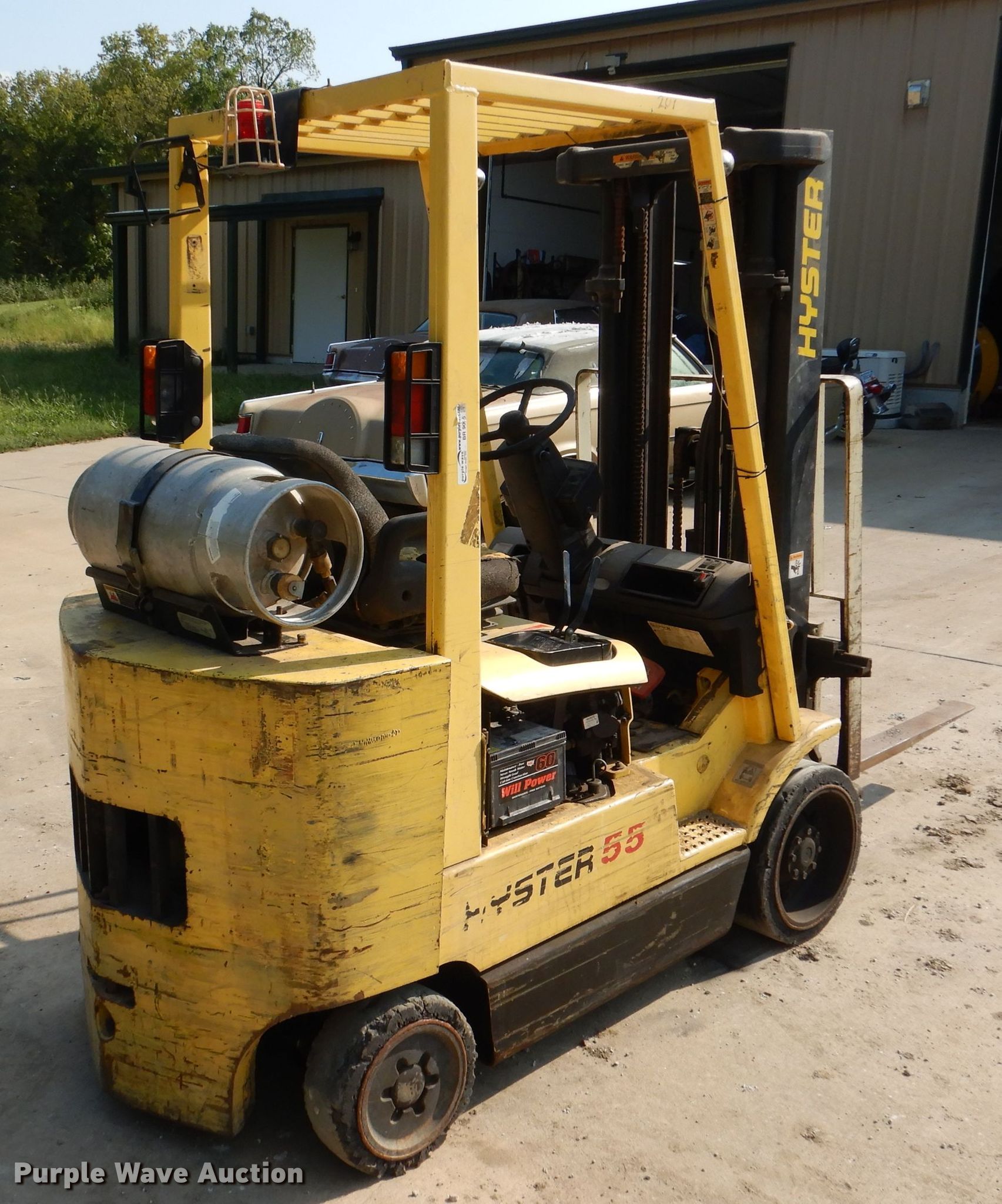Hyster S55XMS forklift in Eskridge, KS | Item DL3010 sold | Purple Wave