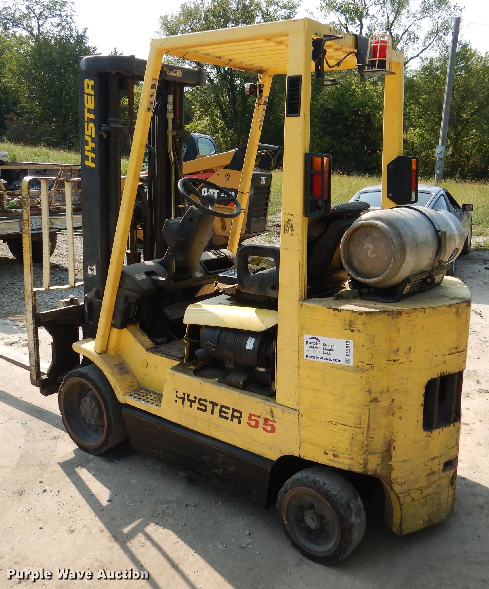 Hyster S55XMS forklift in Eskridge, KS | Item DL3010 sold | Purple Wave
