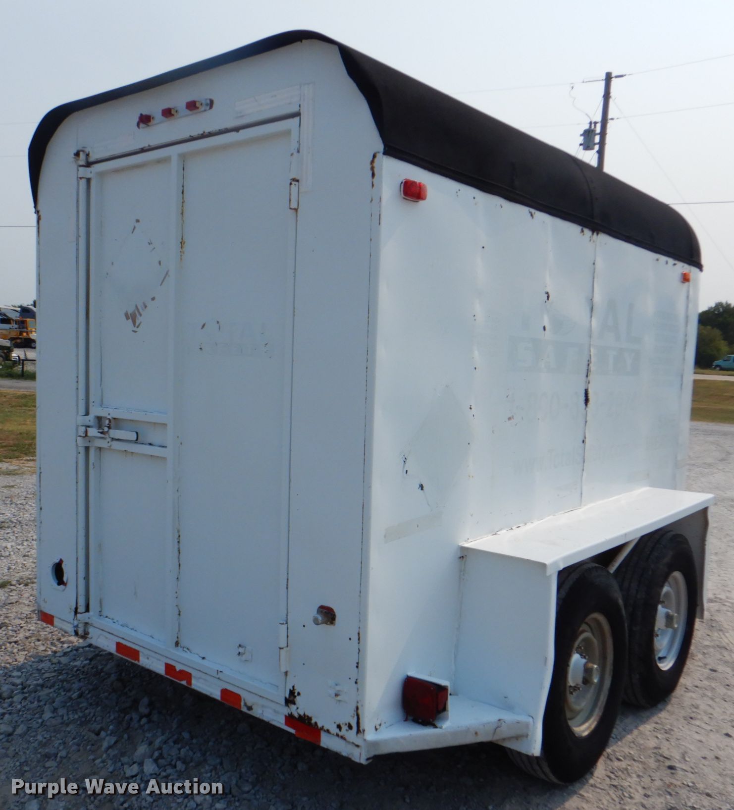 1997 Port City Trailers enclosed cargo trailer in Collinsville, OK ...