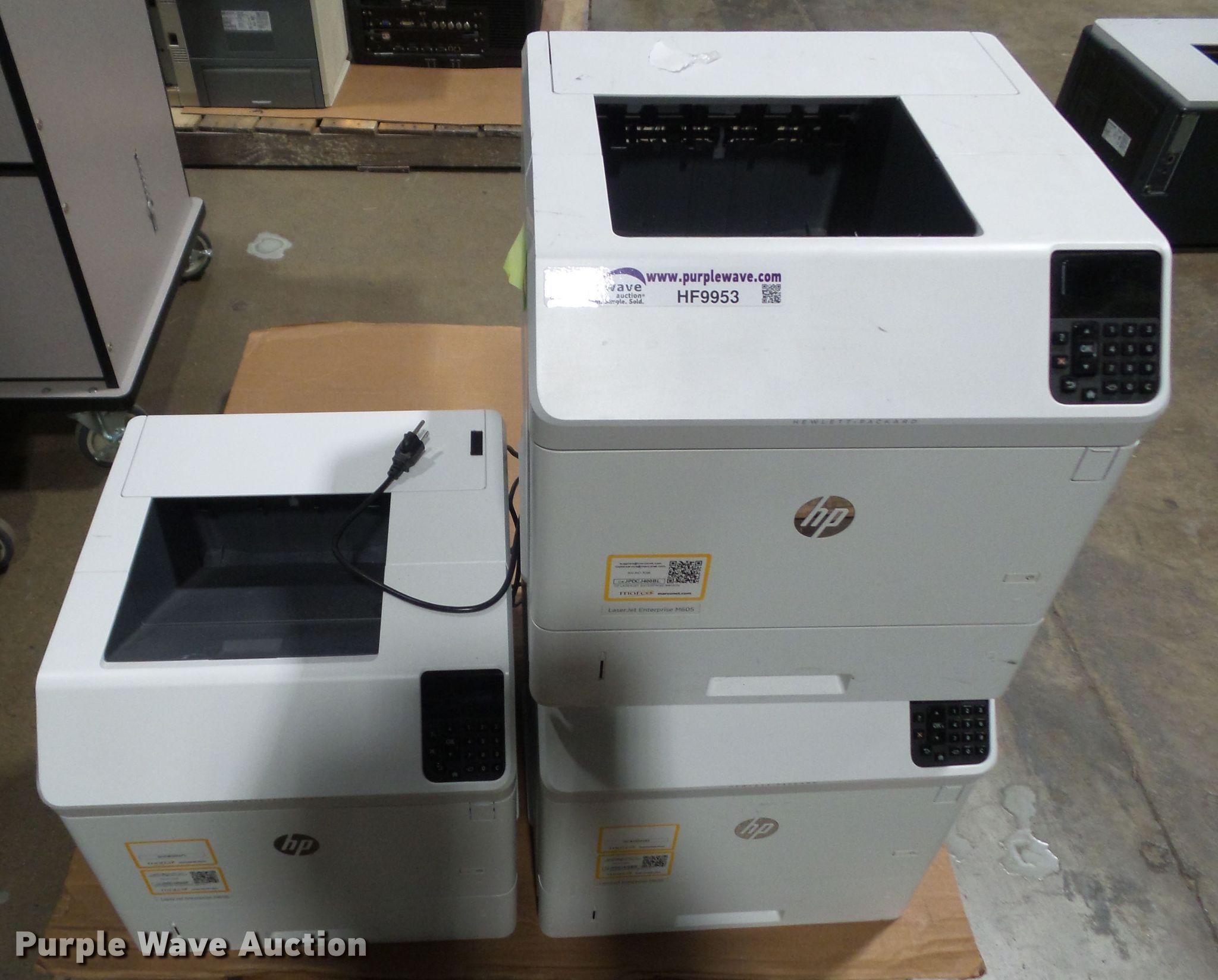 (3) Hewlett Packard E6B70A printers in Des Moines, IA | Item HF9953 ...