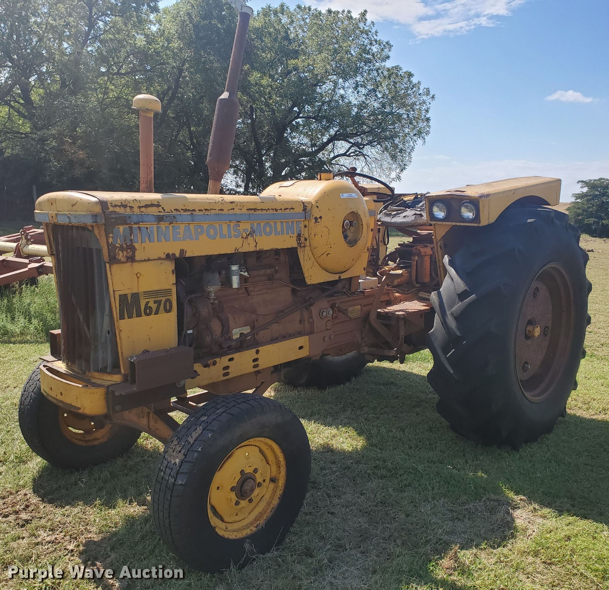1965 Minneapolis Moline M670 tractor in Ellinwood, KS | Item KK9182 ...