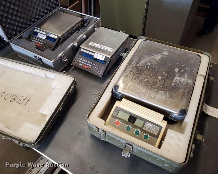 (3) electronic balance scales in Salina, KS | Item KK9219 sold | Purple ...